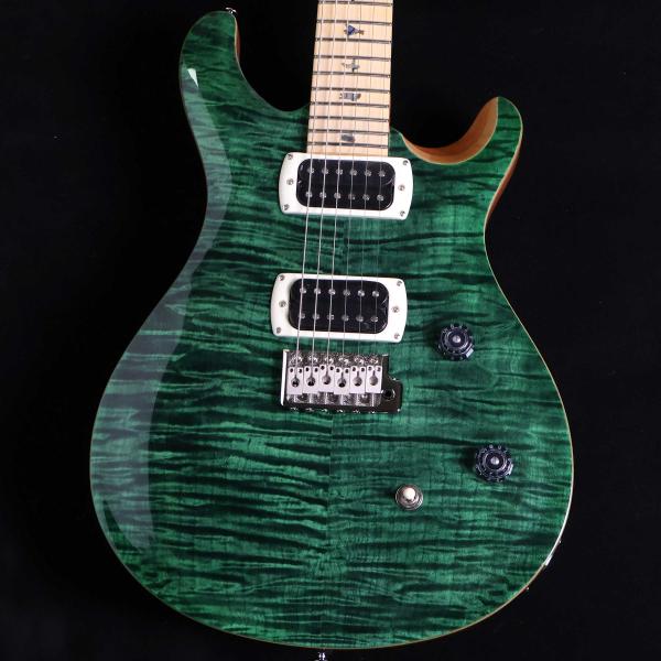 PRS SE CE 24はCustom 24同様メイプル・トップ、マホガニー・バック、メイプル指板・メイプルネックを採用した、ボルト・オン・ネックのモデルです。クラシックなサウンドに、PRSのモダンなテイストを加えたCEは、 低音域から高音...