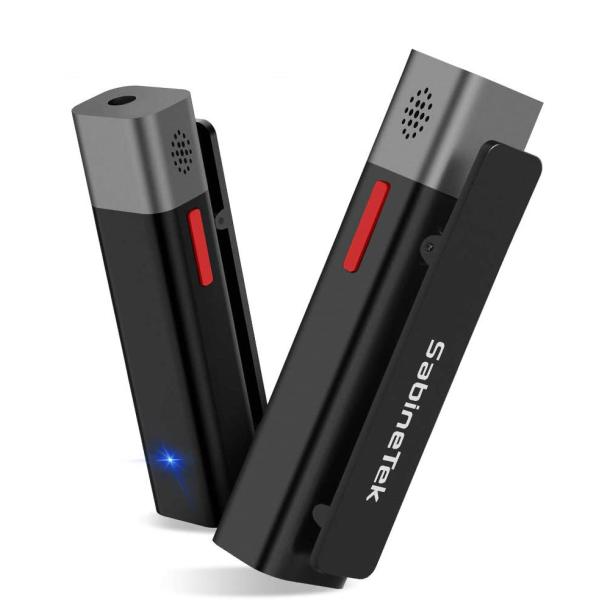 SabineTek SmartMike+（サビネテック スマートマイクプラス）とは世界最小・最軽量の小型ワイヤレスマイクです。クリップ付きでハンズフリーでお使いいただけるだけではなく、2台使用による双方向通信機能により、Instagramや...