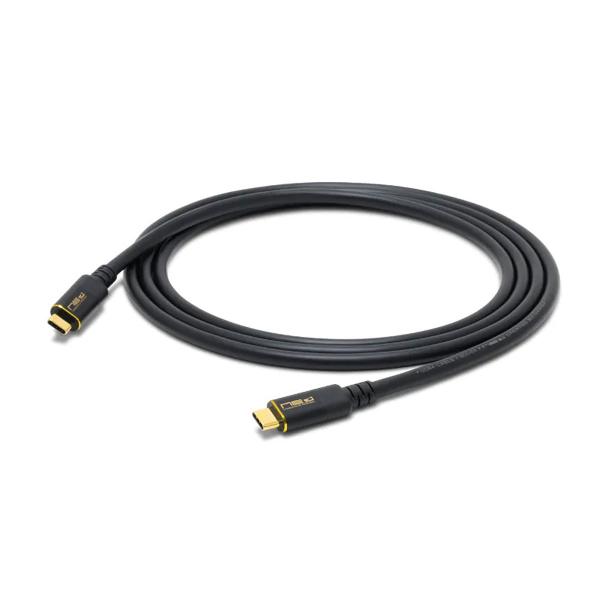 プロフェッショナルなデジタルレコーディング環境の最先端を照準とした、 Thunderbolt3 互換 USB4 ケーブル「厚肉銀メッキ高純度銅線」「三重シールド」「高品質 Type-C コネクター」「専用 TPE シース」を採用USB4 の...