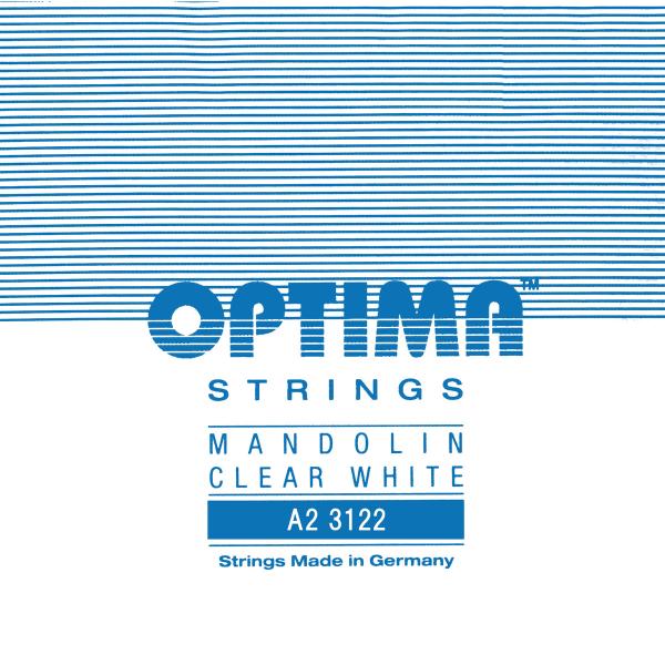 マンドリン弦の定番、OPTIMA（オプティマ）のマンドリン弦です。「CLEAR WHITE」は芯の太い豊かな音量と深みのあるサウンドから、石村隆行や桝川千明といったプロマンドリン奏者も愛用する弦となっています。クリアホワイト マンドリン用ス...