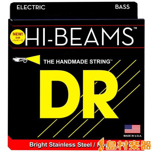 ［偉大なる父］○概要ハイビームシリーズは非常にしなやかで明るい低音を奏で、オクターブ奏法の際、弦間で起こる音色のばらつきを抑えたサウンドを奏でます。 また耐久性に優れ、長寿命、フレットへの高い耐摩耗性など多くの特徴を持っています。 DRの歴...