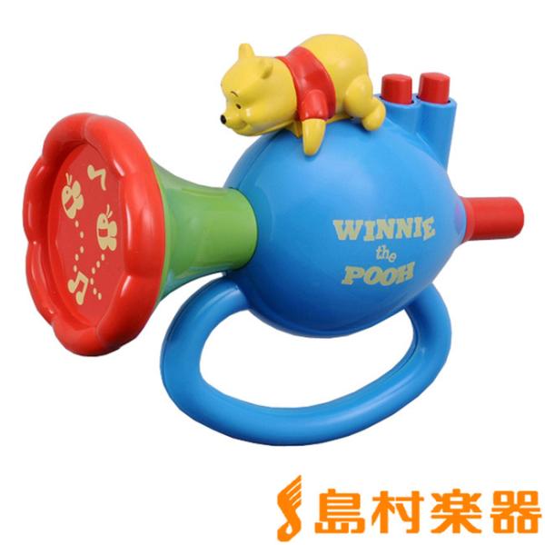 ［くまのプーさん あかちゃんのラッパ］○特徴■お口にくわえて、ふいても、すっても音が出るラッパです。○仕様■対象年齢：8ヶ月〜■パッケージサイズ：W150×H220×D60mm■電池は使用しません■原産国:中国【2017/06/16】