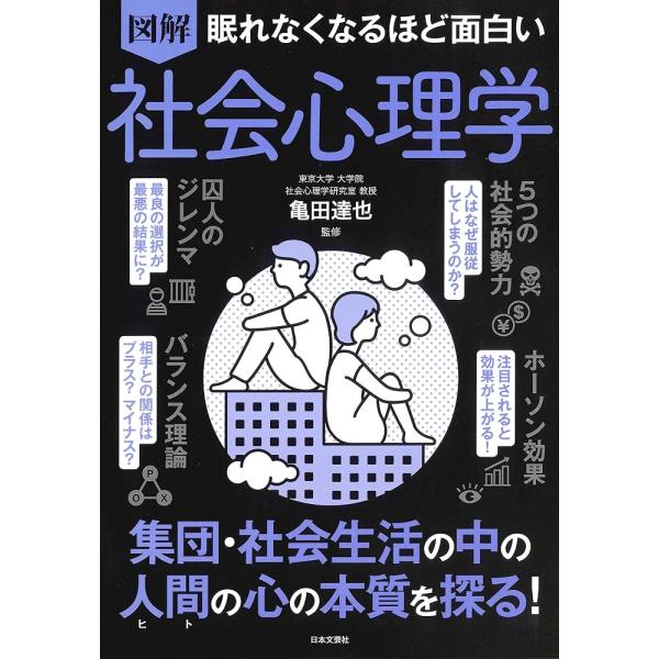 「商品情報」「社会心理学」は、心理学の中でも重要かつ人気のジャンル。個人同士の協力、競争、攻撃、援助など「他者との関係」、そして集団、組織など個人を取り巻く「社会との関係」をテーマとする「社会心理学」を、わかりやすく、かつ堅苦しくならないよ...