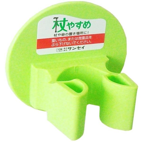 ●サイズ／幅8×奥行8cm●杖適応サイズ径／16〜25mm●重さ／48g●材質／エラストマー●生産国／日本●粘着タイプ●ケース入数（ケース購入時）/40・杖や傘をちょっと置きたい場所に、ホルダーがあれば倒れる心配がありません。・壁に穴を開け...