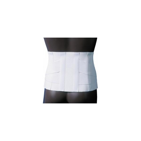 （適応範囲）　80cm 〜 90cm二重固定式、背部ステー（アルミ）入りの腰部固定帯です。背部にあるアルミステーを曲げることでさらにフィット感を増すことができます。補助ベルトの調整により固定力が自在に調整できます。伸縮性、フィット性、支持性...