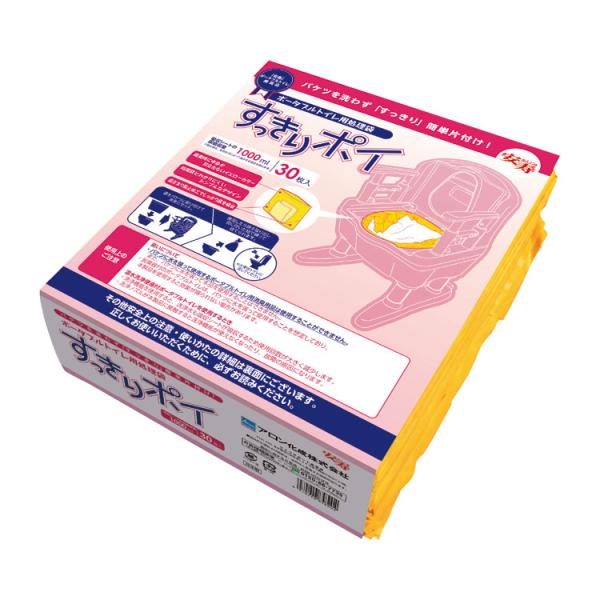 ●サイズ（1枚当たり）／42×55cm●重さ／約1.8kg●材質／ポリエチレン、ポリオレフィン系不織布、綿状パルプ、吸収紙、高分子吸水剤●吸水量／約1000cc●ケース入数（ケース購入時）/8・安寿ポータブルトイレ推奨品。バケツを洗わず「す...