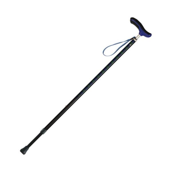 ●サイズ／長さ75〜90cm（7段階／2.5cm）、グリップ長さ：12.5cm、ゴムチップ底径：3.0cm●パイプ径／上部：1.8cm、下部：1.6cm●重さ／245g●材質／グリップ：PP・エラストマー、シャフト：アルミ●適応ゴムチップ内...