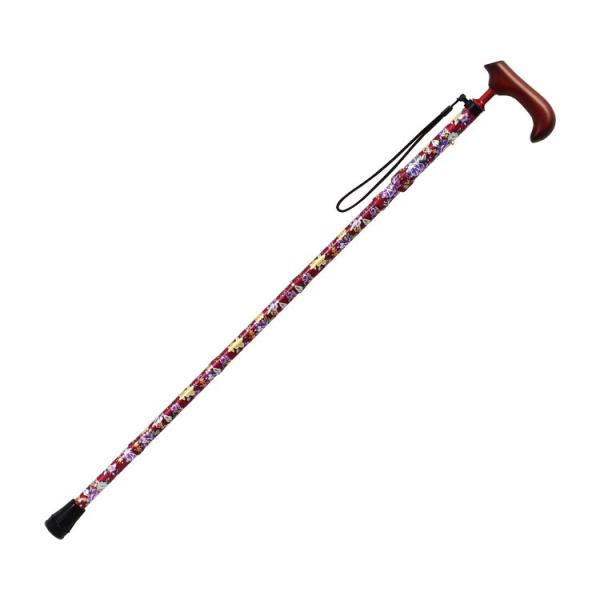 ●サイズ／長さ77〜82cm（3段階／2.5cm）、グリップ長さ：11cm、折りたたみ時：11×23cm、ゴムチップ底径：2.6cm●パイプ径／上部：1.9cm、下部：1.6cm●重さ／約265g●材質／本体：アルミニウム、グリップ：楓●適...