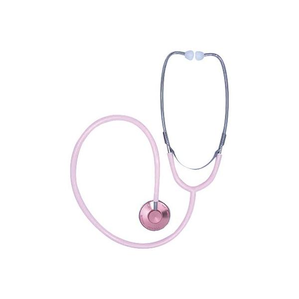 ●サイズ／全長77cm、ダイヤフラム径4cm●重さ／80g●材質／アルミ、塩化ビニール、他●医療機器番号／12B2X10011000005●生産国／日本・印象やわらか、カラー聴診器。※こちらの商品は医療機器のため返品不可です。