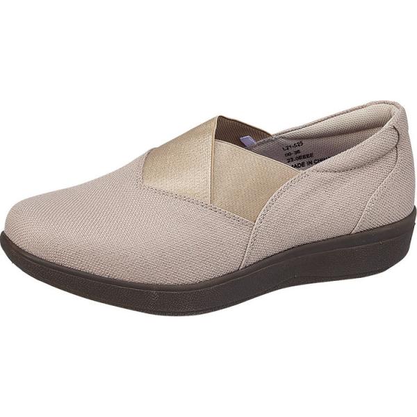 ●サイズ／22.0〜24.5cm（0.5cmきざみ）、ワイズ：4E●重さ／約155g（片足23.0cm）●材質／表・内側：合繊・合皮、底材：EVA・ラバー●生産国／中国●抗菌加工、防臭加工●屋外用・軽いチカラで歩けるよろこび。・高齢者の加齢...