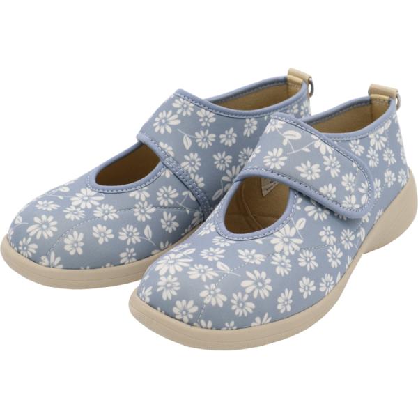 ●ケース入数（ケース購入時）/20・花柄で気分も明るく、優しい履き心地の超軽量モデル。・甲部分が大きく開いて、脱ぎ履きらくらく。・アッパーは伸縮素材で優しい足あたり。・つま先の反り返しでつまずきを防止。・衝撃吸収、屈曲性に優れた屋外でもご利...