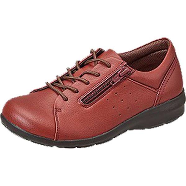 ●サイズ／22.0〜25.0cm（0.5cmきざみ）、ワイズ：4E●重さ／185g（片足23.0cm）●材質／合皮、底材：EVA・ラバー●生産国／ミャンマー●屋外用・外反母趾にうれしい靴。・外側ファスナー付きで、脱ぎ履きも容易に行えます。・...