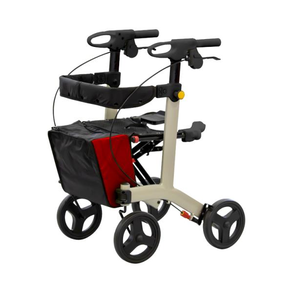 ●サイズ／幅50×奥行65×高さ74〜96.5（10段階／2.5cm）cm、折りたたみ時：幅27×高さ74cm、座面：幅36×奥行22cm、座面高：47cm、ハンドル内幅：32.5cm●車輪サイズ／前輪20×後輪20cm●重さ／7.5kg●...