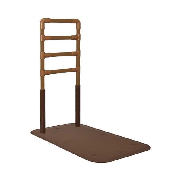 ●サイズ／ベース部：幅50.6×長さ90.6×厚さ0.9cm、手すり部：幅38.9×高さ82〜92cm（3段階／5cm）●重さ／21kg●材質／スチール●最大使用者体重／100kg●生産国／日本●SIAA抗菌・防カビ加工、SIAA抗ウイルス...