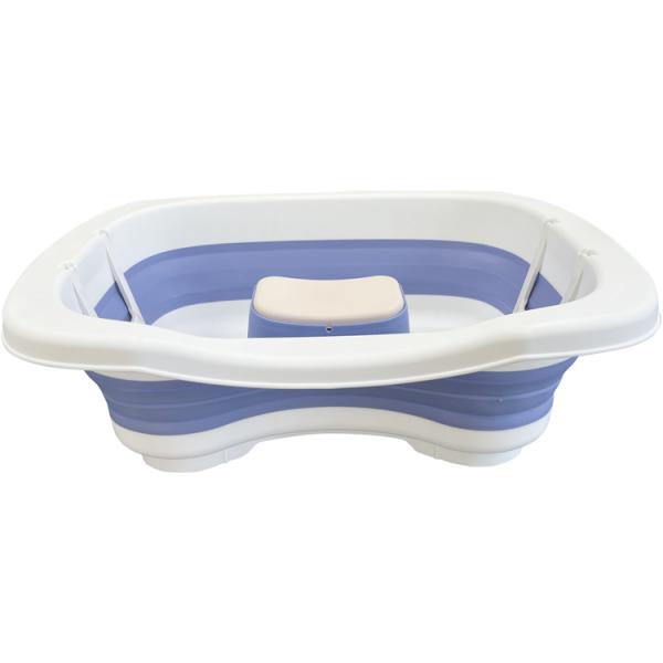 ●サイズ／幅50×奥行35×高さ16cm、折りたたみ時：高さ10cm●重さ／0.95kg●材質／本体：スチール粉体塗装・天然木（ウレタン塗装）・TPR樹脂・PE樹脂、ベースカバー：（表）ポリエステル・（裏）PVC●付属品／ヘッドレスト、ウォ...