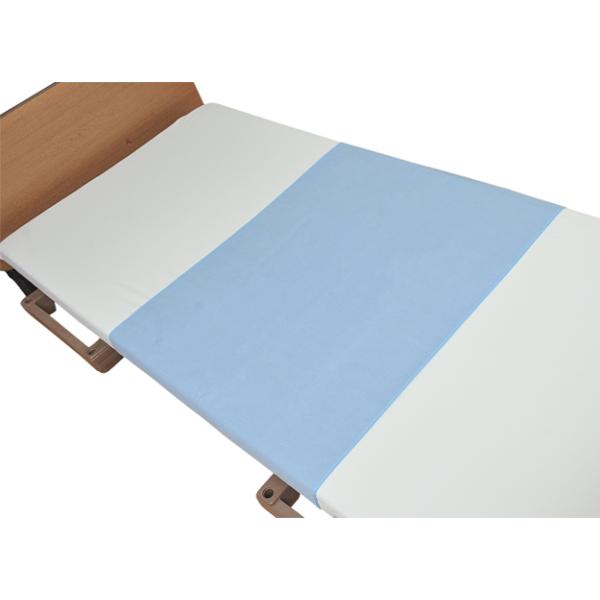 ●サイズ／幅175×長さ70cm●材質／表：ポリエステル65％・綿35％、裏：ポリウレタンフィルムラミネート●生産国／日本●洗濯機可●脱水機可●乾燥機可●防水加工●ケース入数（ケース購入時）/50・価格を抑えた経済的なデニムシーツです。