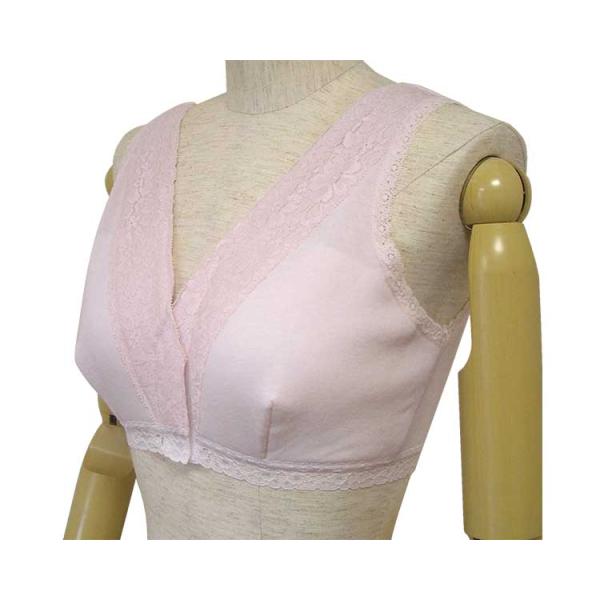 ●サイズ（バスト）／M：79〜87cm、L：86〜94cm、LL：93〜101cm●素材／身生地：綿100％、カップ：外布・綿100％、中わた：ポリエステル100％、レース：ナイロン・ポリウレタン・他●生産国／中国●洗濯機可（弱40℃）●脱...