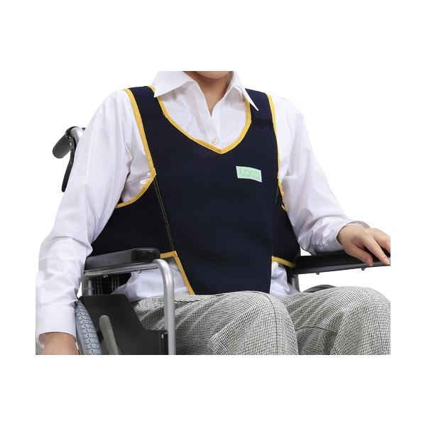 ●サイズ／（車いす背シート含む）横方向：96〜126cm、縦方向：140〜180cm●重さ／240g●材質／ポリエステル100％●生産国／日本●ケース入数（ケース購入時）/30・座位姿勢の保持と看護の省力化に役立ちます。※拘束帯としての使用...