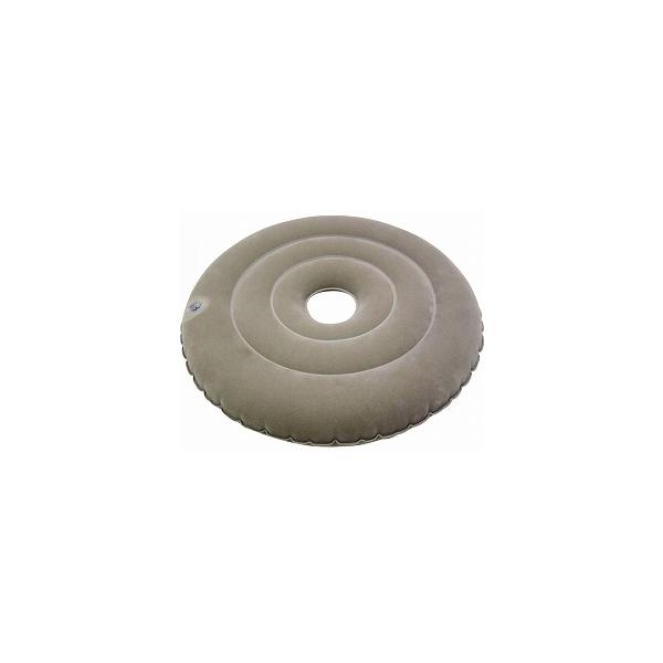 ●サイズ／直径39×厚さ6.5cm、中穴：5cm●重さ／185g●材質／本体・キャップ：ポリ塩化ビニール●生産国／日本●手洗い不可★別売替カバー：無し●ケース入数（ケース購入時）/10・中央部のホールの働きで、体圧を分散。・安定感に優れた丸...