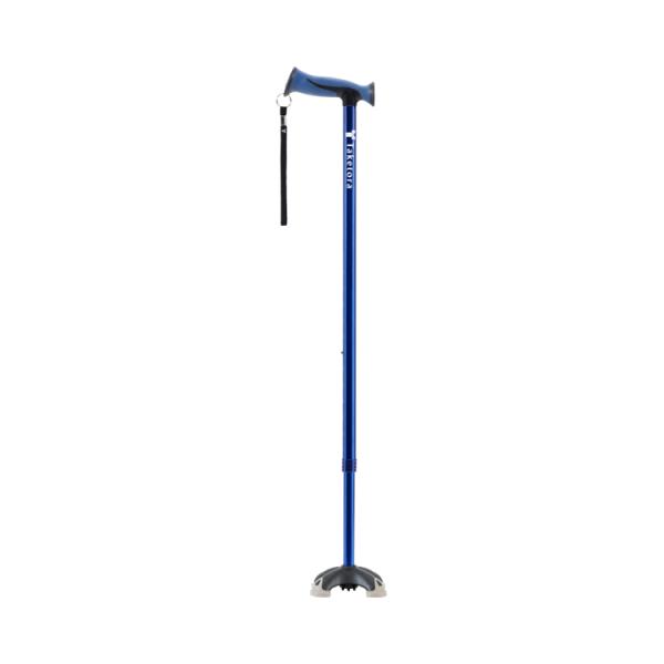 ●サイズ／長さ68〜96cm（12段階）、グリップ長さ：14.5cm、ベース部：幅10.1×奥行12.4cm●パイプ径／上部：2.2cm、下部：1.9cm●重さ／470g●材質／本体：アルミ、握り手：TPR・PP●多点杖先内径／19mm●生...