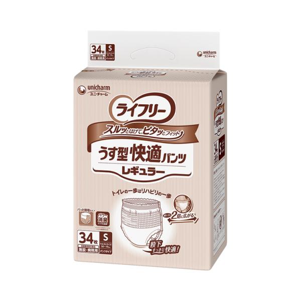 ●ウエストサイズ／50〜70cm●吸水量目安／約150cc●日常生活動作レベル／1_一人で歩ける●ケース入数（ケース購入時）/4・スルッとはける：特許技術おしりに引っかからない「スルッとゾーン」がウエストゴムの巻き込みを防止。・すきまピタッ...