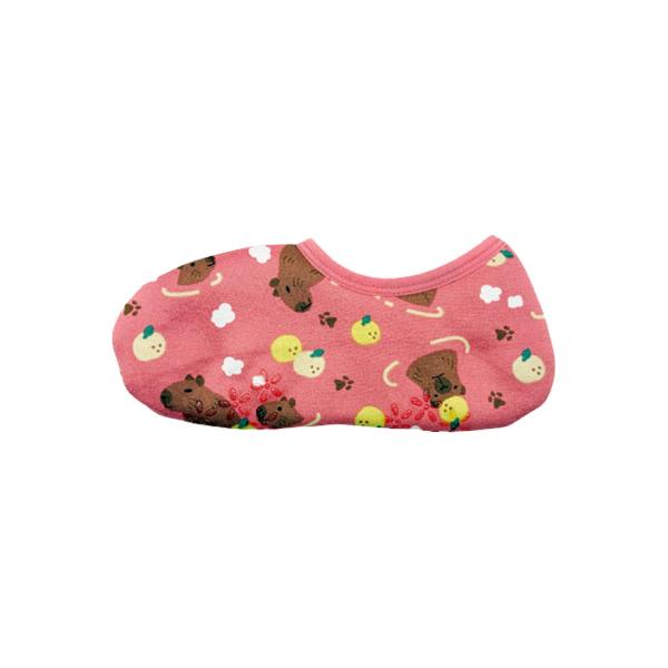 ●サイズ／21〜25cm●素材／ポリエステル95％・ポリウレタン5％、滑り止め：PVC●生産国／中国●洗濯機可●脱水機可●乾燥機不可●ケース入数（ケース購入時）/168・伸縮性に優れた生地で履き心地バツグン。裏ボア起毛でポカポカ。・冷え性の...