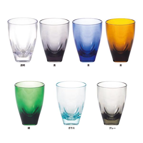 サイズ：Φ76mm×H105mm（上部3mm厚）重　量：115g材　質：ECOZEN（PCT-G樹脂）製　色　：透明・黒・青・茶・緑・ガラス・グレー耐熱温度：80℃検索ワード：エコゼン　トライタングラス　　　　　　トライタン　グラス　おしゃ...