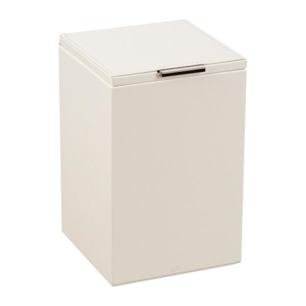 サイズ：外寸 W120×D120×H190mm重　量：580g材　質：PUレザーカラー：白検索ワード：ホテル　旅館　客室　レストラン　　　　　　ファミレス　飲食店　カフェ　　　　　　お手洗い　トイレ　業務用　