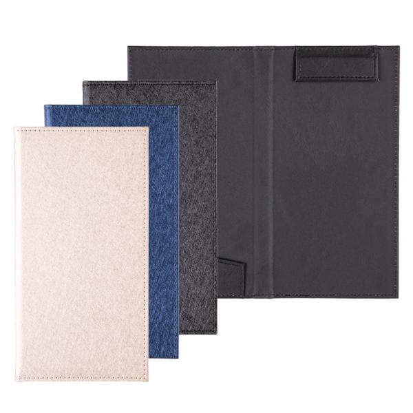 サイズ：W115×H220mm素　材：合皮（PU）製カラー：黒・青・シャンパンゴールドシリーズ商品・TF-101　メニューブック（A4対応）・TF-102　メニューブック（B5対応）・TF-201　伝票ホルダー・TF-301　キャッシュトレ...