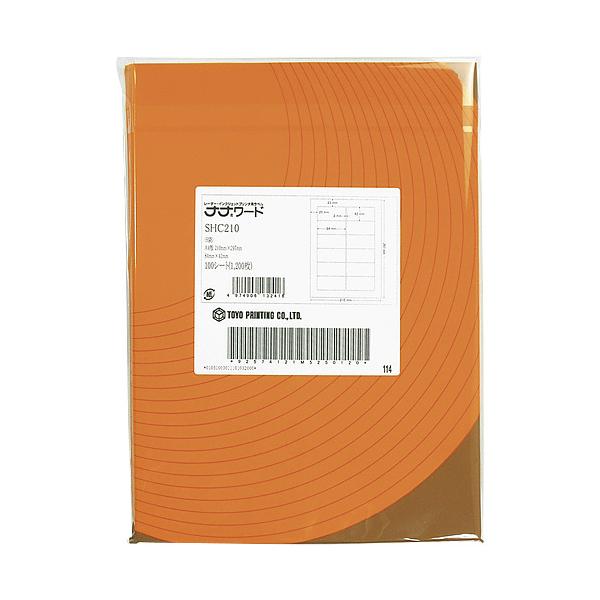 東洋印刷 ラベル用紙 ＳＨＣ２１０品番：SHC210JANコード:4974906132409※メーカーの都合によりパッケージ及び内容量などが予告なく変更される場合があります。