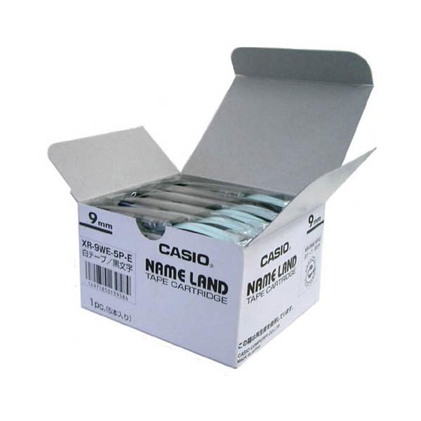 カシオ計算機 ラベルライター用テープカートリッジ ＸＲ−９ＷＥ−５Ｐ−Ｅ品番：XR-9WE-5P-EJANコード:4971850139584※メーカーの都合によりパッケージ及び内容量などが予告なく変更される場合があります。