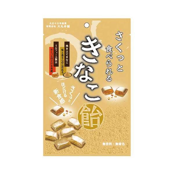 大丸本舗 ※さくっと食べられるきなこ飴54gJANコード: 4901922713374※メーカーの都合によりパッケージ及び内容量などが予告なく変更される場合があります。
