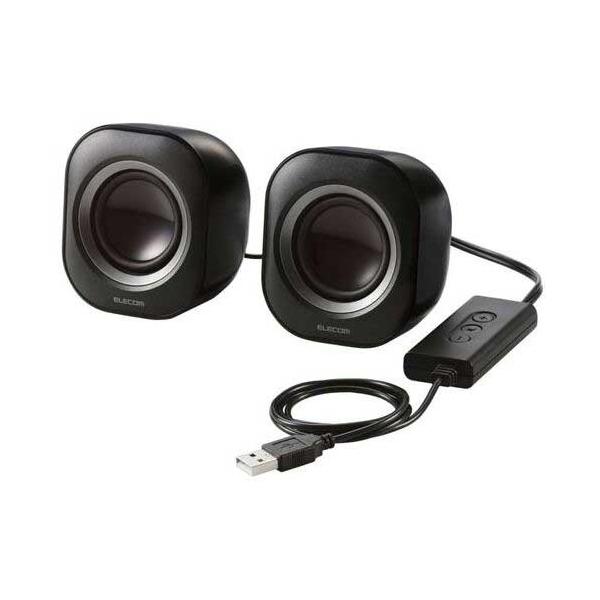 エレコム コンパクトスピーカー USB MS-P08USB3BKJANコード: 4549550317429品番: MS-P08USB3BK※メーカーの都合によりパッケージ及び内容量などが予告なく変更される場合があります。