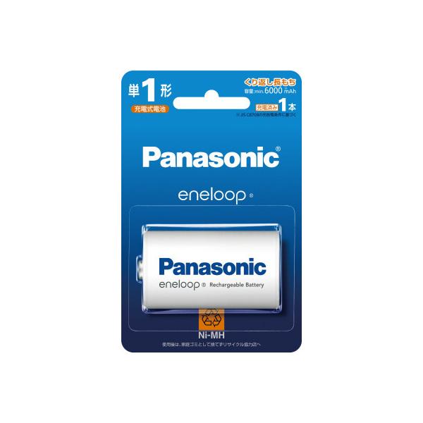 Ｐａｎａｓｏｎｉｃ 充電式電池 エネループ スタンダードモデル 単１形 １本 ＢＫ−１ＭＣＤ／１品番：BK-1MCD/1JANコード:4549980725962※メーカーの都合によりパッケージ及び内容量などが予告なく変更される場合があります。