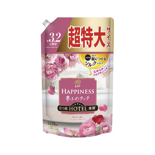 Ｐ＆Ｇ　レノアハピネス　アンティークローズ　詰替　１２８５ｍｌ　２５８５６４JANコード: 4987176258564品番: 258564※メーカーの都合によりパッケージ及び内容量などが予告なく変更される場合があります。