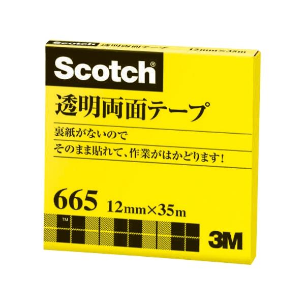 スリーエム　ジャパン 接着テープ ６６５−３−１２品番：665-3-12JANコード:4547452716951※メーカーの都合によりパッケージ及び内容量などが予告なく変更される場合があります。
