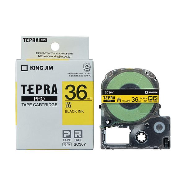 キングジム ラベルライター用テープカートリッジ ＳＣ３６Ｙ品番：SC36YJANコード:4971660751419※メーカーの都合によりパッケージ及び内容量などが予告なく変更される場合があります。
