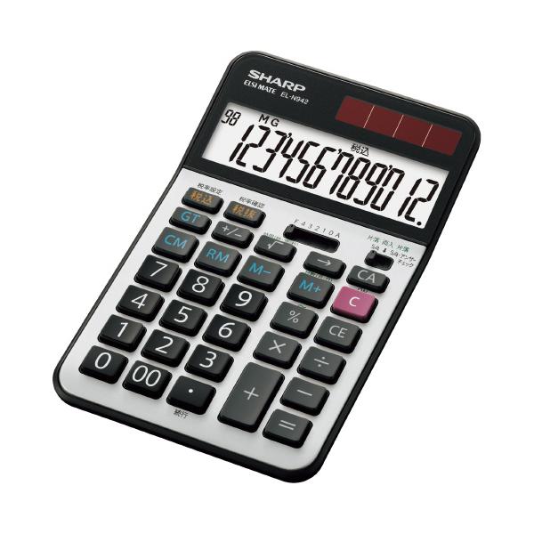 シャープ 電卓 ＥＬ−Ｎ９４２−Ｘ品番：EL-N942-XJANコード:4974019761527※メーカーの都合によりパッケージ及び内容量などが予告なく変更される場合があります。