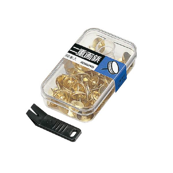 コクヨ 二重画鋲 プラケース入 約６０本入 ゴールド カヒ−２Ｎ品番：カヒ-2NJANコード:4901480416571お得な１０パックセット※メーカーの都合によりパッケージ及び内容量などが予告なく変更される場合があります。