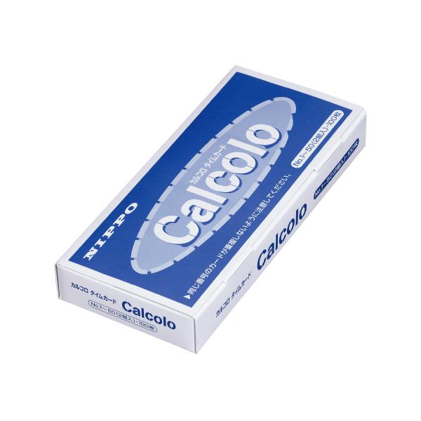ニッポー カルコロ専用カード タイムカード共通 １包 １００枚入  カルコロカ−ド品番：カルコロカ-ドJANコード:4938692022092※メーカーの都合によりパッケージ及び内容量などが予告なく変更される場合があります。