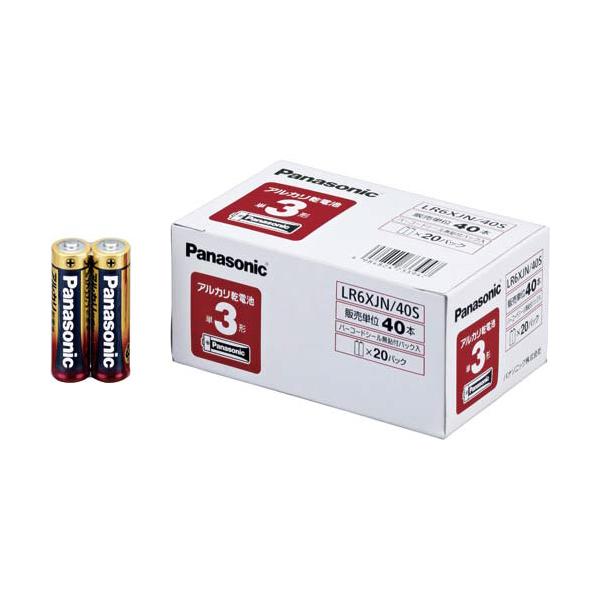 Ｐａｎａｓｏｎｉｃ アルカリ乾電池 業務用パック 単３形 ４０本入 ＬＲ６ＸＪＮ／４０Ｓ品番：LR6XJN/40SJANコード:4984824733947※メーカーの都合によりパッケージ及び内容量などが予告なく変更される場合があります。