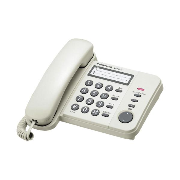 Ｐａｎａｓｏｎｉｃ 電話機 ＶＥ−Ｆ０４−Ｗ品番：VE-F04-WJANコード:4984824838703※メーカーの都合によりパッケージ及び内容量などが予告なく変更される場合があります。