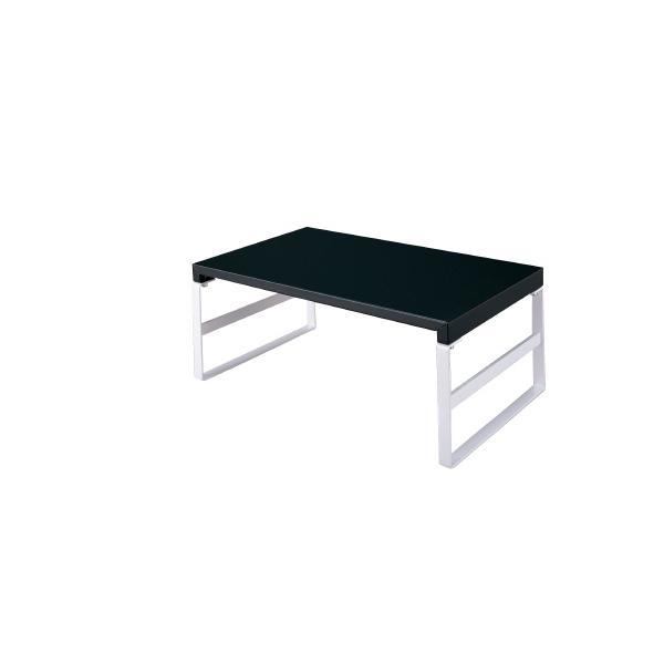 リヒトラブ 机上台 幅３９０ｍｍ 黒 ハイタイプ 材質：スチール 組立式 工具付き  Ａ７３３１−２４品番：A7331-24JANコード:4903419812805※メーカーの都合によりパッケージ及び内容量などが予告なく変更される場合があります。