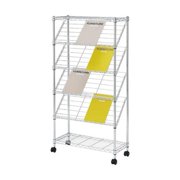 アイリスオーヤマ 斜めシェルフパンフレットラック ４段 ＭＭ−Ｎ６２４品番：MM-N624JANコード:4905009214617※メーカーの都合によりパッケージ及び内容量などが予告なく変更される場合があります。