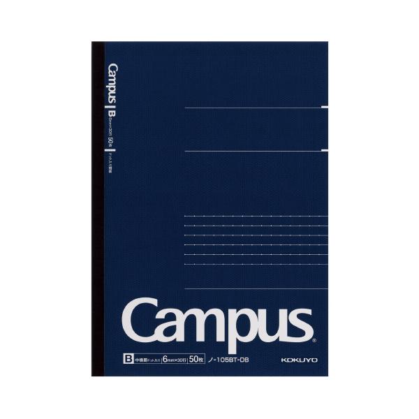 コクヨ キャンパスノート ドット入り罫線  Ａ５ ３号  罫幅６ｍｍ ３０行 ５０枚 ノ−１０５ＢＴ−ＤＢ品番：ノ-105BT-DBJANコード:4901480321905お得な１０パックセット※メーカーの都合によりパッケージ及び内容量など...