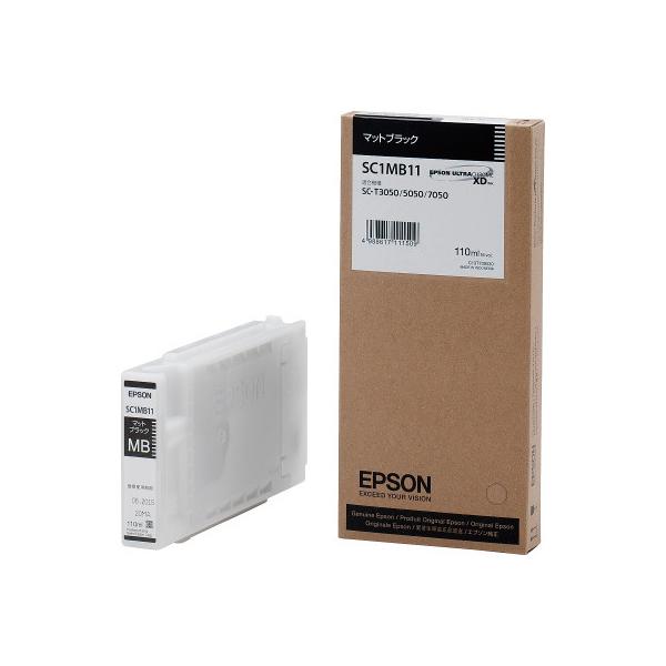 エプソン エプソン インクカートリッジ ＳＣ１ＭＢ１１ マットブラック品番：SC1MB11JANコード:4988617111509※メーカーの都合によりパッケージ及び内容量などが予告なく変更される場合があります。