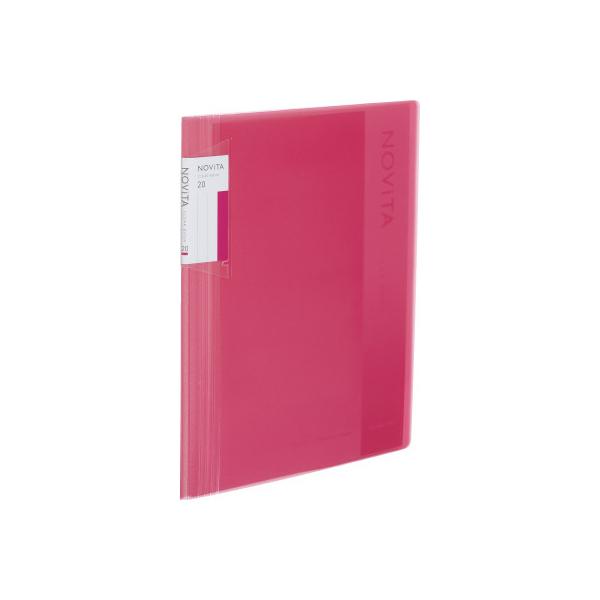 コクヨ クリヤーブック〈ノビータ〉 固定式  Ａ５ ２０枚 ピンク ラ−ＮＶ２２Ｐ品番：ラ-NV22PJANコード:4901480371085お得な１０パックセット※メーカーの都合によりパッケージ及び内容量などが予告なく変更される場合があります。