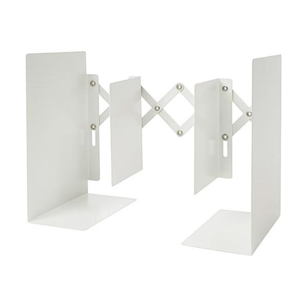 カール ブックエンド ホワイト 伸縮型 大型 ＡＬＢ−７７−Ｗ品番：ALB-77-WJANコード:4971760001704※メーカーの都合によりパッケージ及び内容量などが予告なく変更される場合があります。