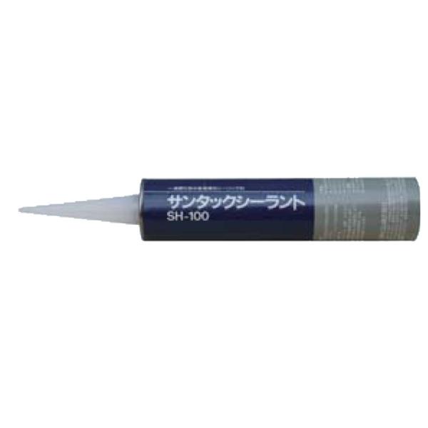 ・不定型水膨張シール材・サンタックシーラント・一液性シーラント・H鋼の止水・貫通部の止水・コンクリート打継部の止水・スパンシール、ネオスパンシールの補助材・水膨張倍率: 2倍・型式: SH-100・容量: 320cc・カートリッジタイプ・入...