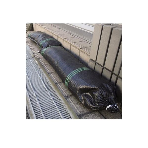 ・UVブラックまくら土のう・耐候性まくら土のう・長方形タイプの土のう。・道路工事などの排水に便利。・資材の重しとしての使用も可。・サイズ: 27cm×90cm・材質: ポリエチレン(本体)・色: ブラック・輸入品・入数 : 200枚(50入...